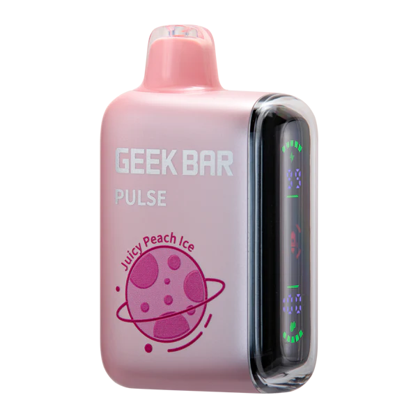 Geek Bar Pulse Juicy Peach Ice Premium Vape by Fyrelux